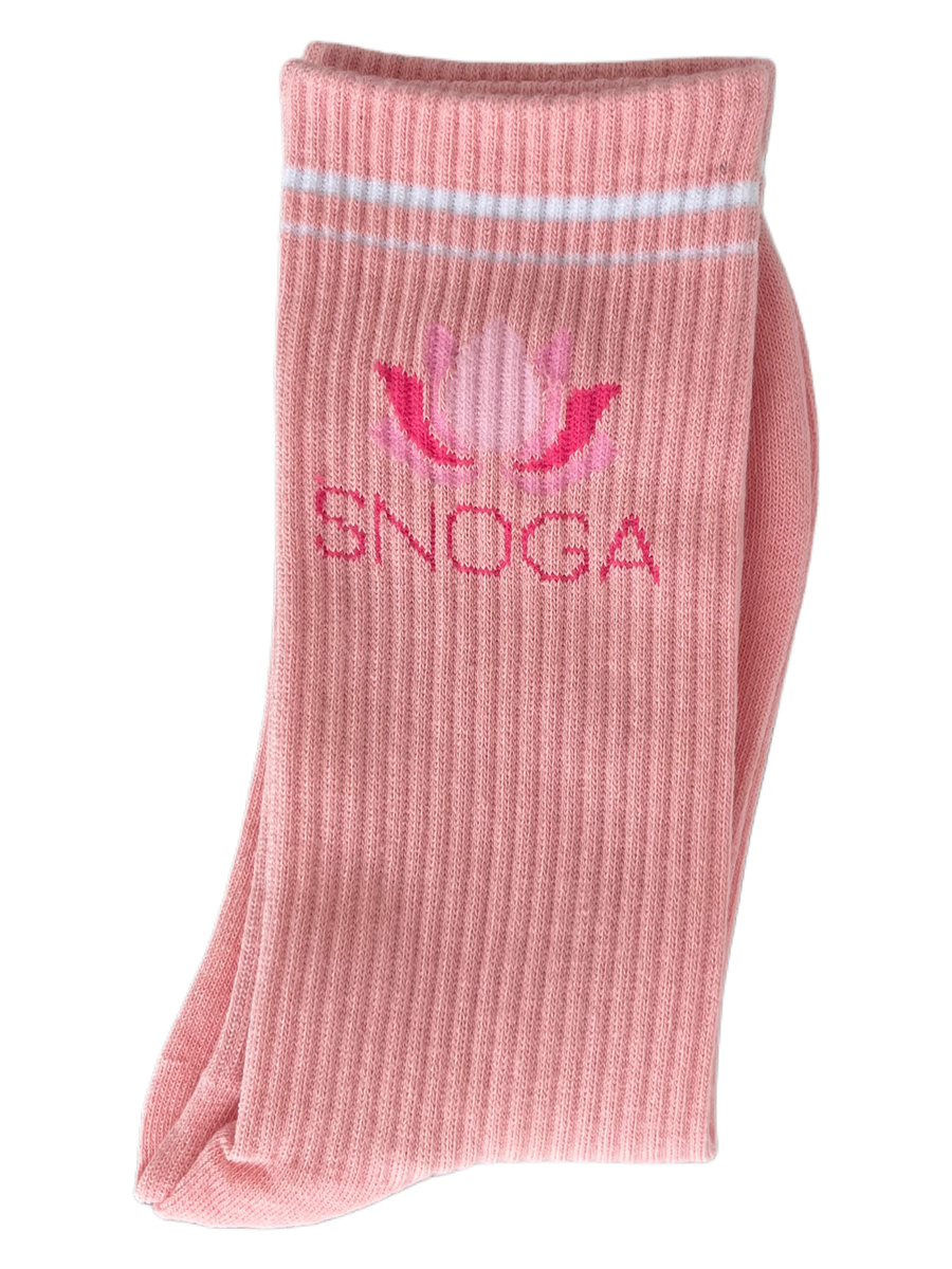 Snoga Logo Socks -Pink – Snoga Athletics