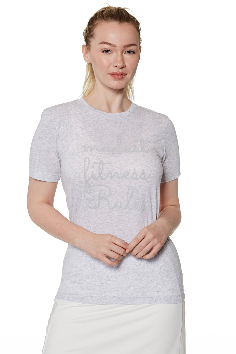 Snoga Graphic Short Sleeve T Speckled Grey by Snoga Athletics