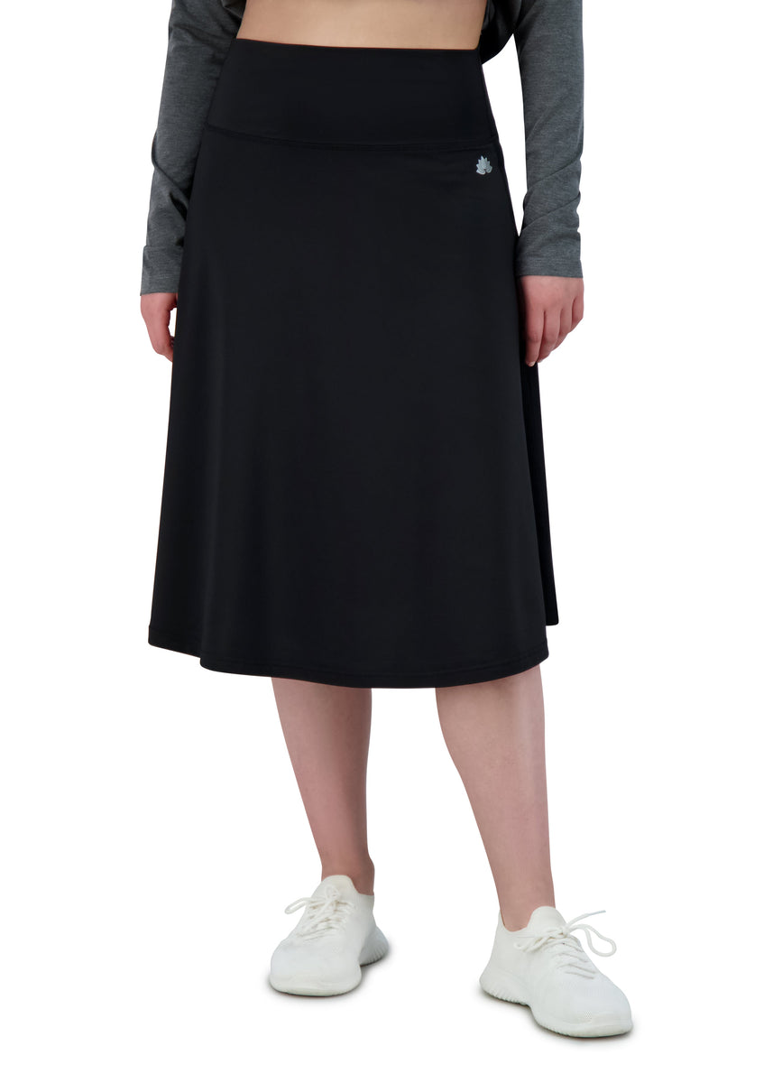 light weight modest fitness skirt with zipper pocket gym modest skirt ...